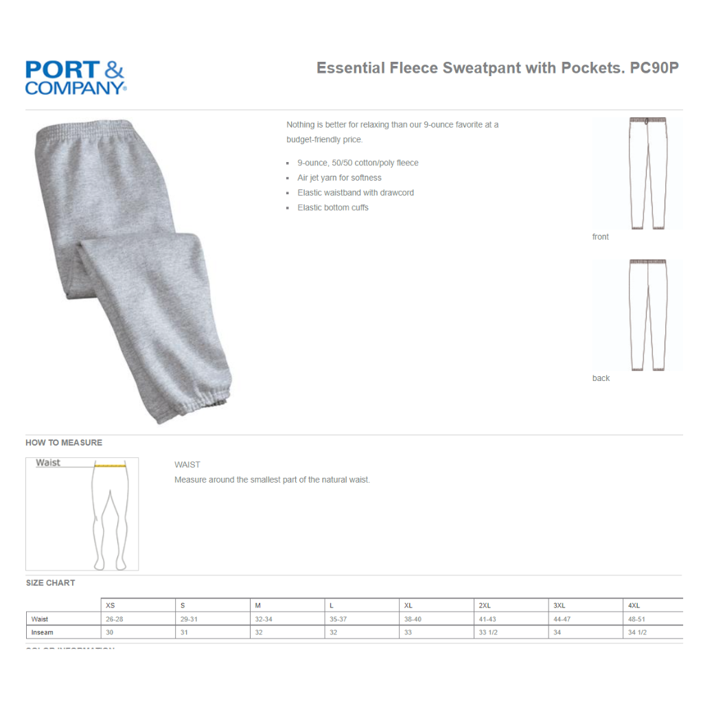 Custom School Spirit Wear | Discovery Ridge Elementary Sweatpants with ...