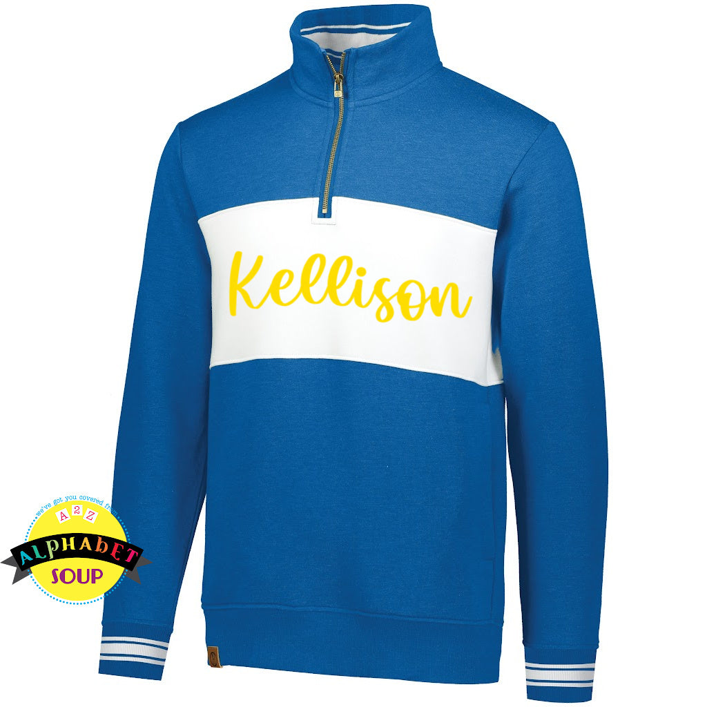 Custom School Spirit Wear | All American Quarter Zip Pullover ...